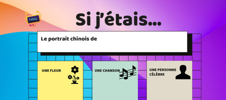 Atelier Ludique : le portrait chinois - Helpy le jeu